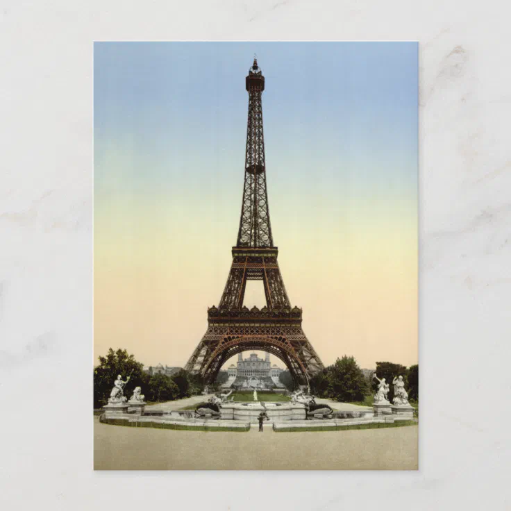 Eiffel Tower, Paris, France Postcard | Zazzle