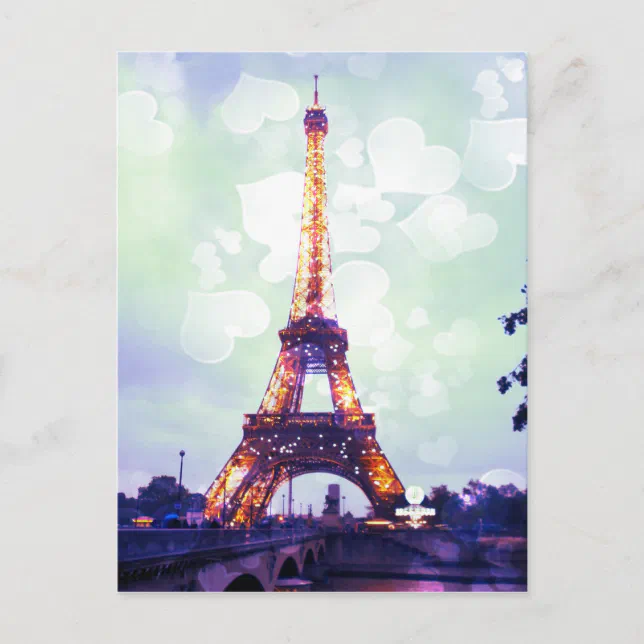 Eiffel Tower Postcard | Zazzle