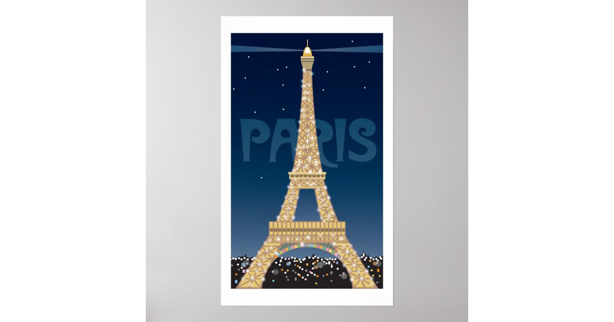 Eiffel Tower poster | Zazzle