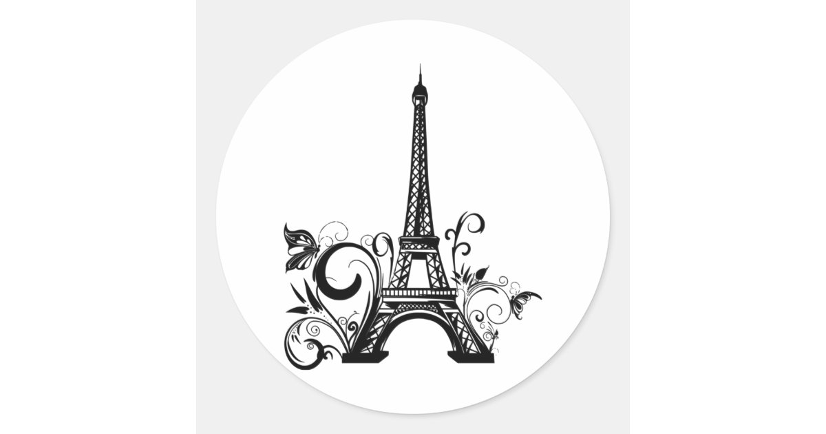 Eiffel tower Sticker | Zazzle