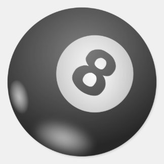 Eight Ball Stickers | Zazzle