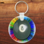 Eight Ball Keychain | Zazzle