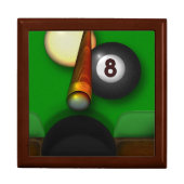 Eight Ball Pool and Billiards Jewelry Box | Zazzle