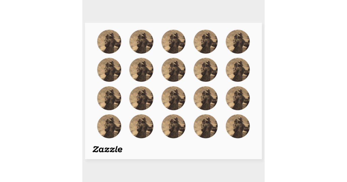 Eight Bells, 1887 by Winslow Homer Classic Round Sticker | Zazzle