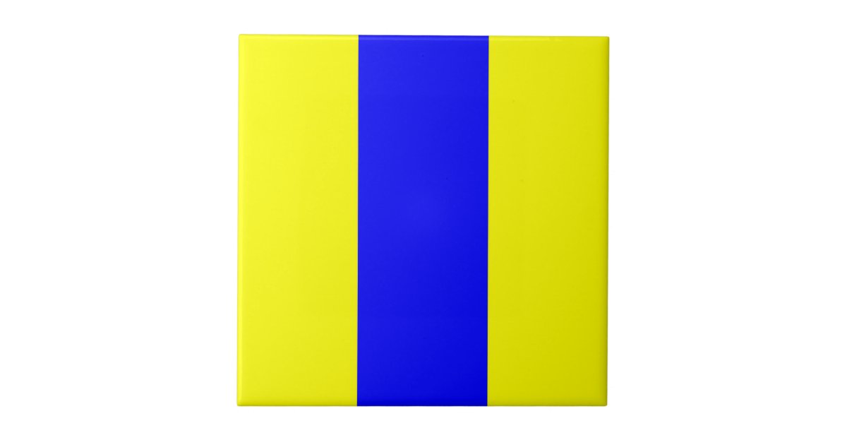 eight maritime nautical alphabet number symbol fla ceramic tile | Zazzle