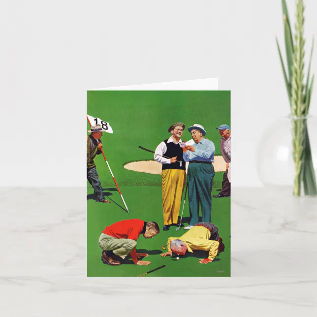 Eighteenth Hole Card | Zazzle