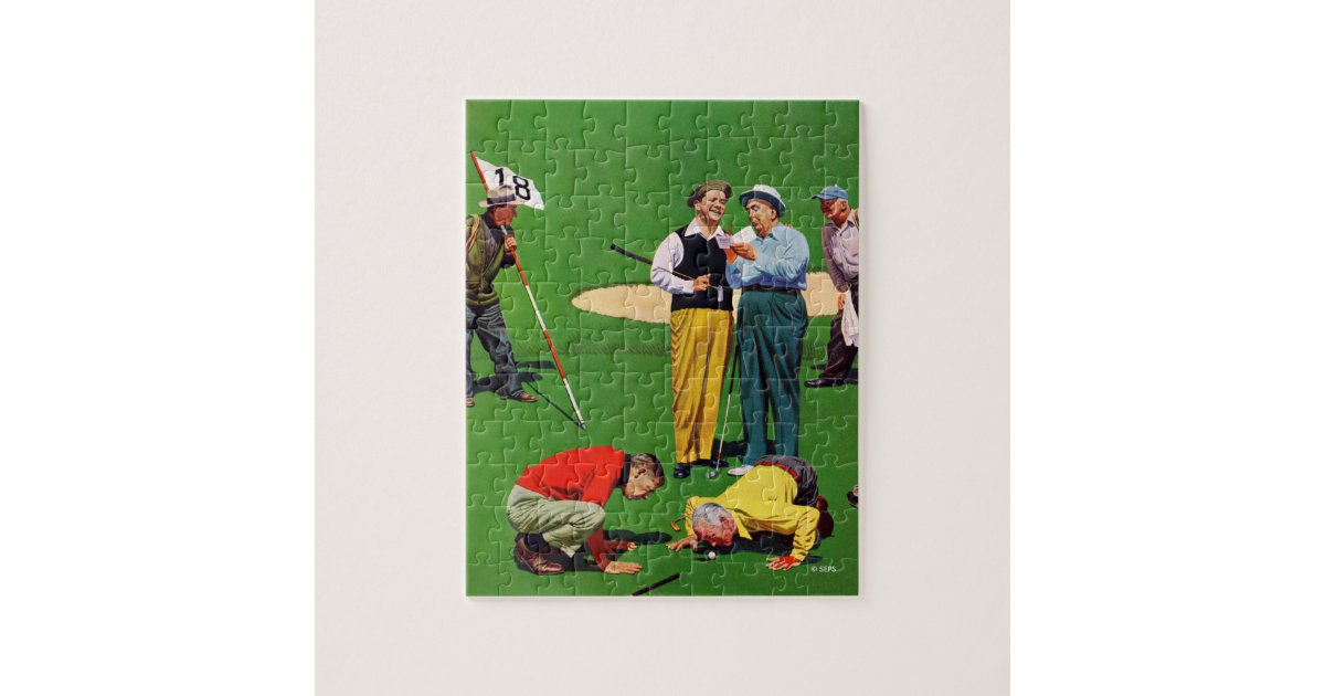 Eighteenth Hole Jigsaw Puzzle | Zazzle