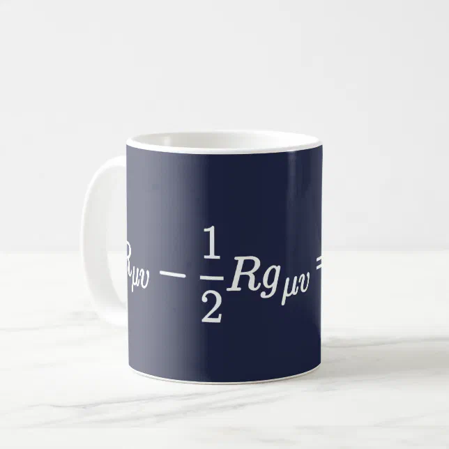 Einstein's Field Equation Science Mathematical Mug | Zazzle