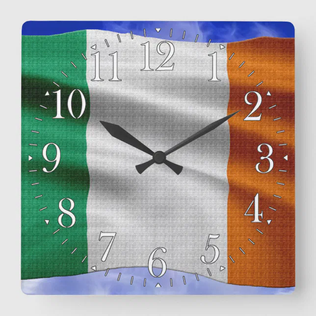 EIRE - IRELAND Flag Proud Patriotic Wall Clock | Zazzle