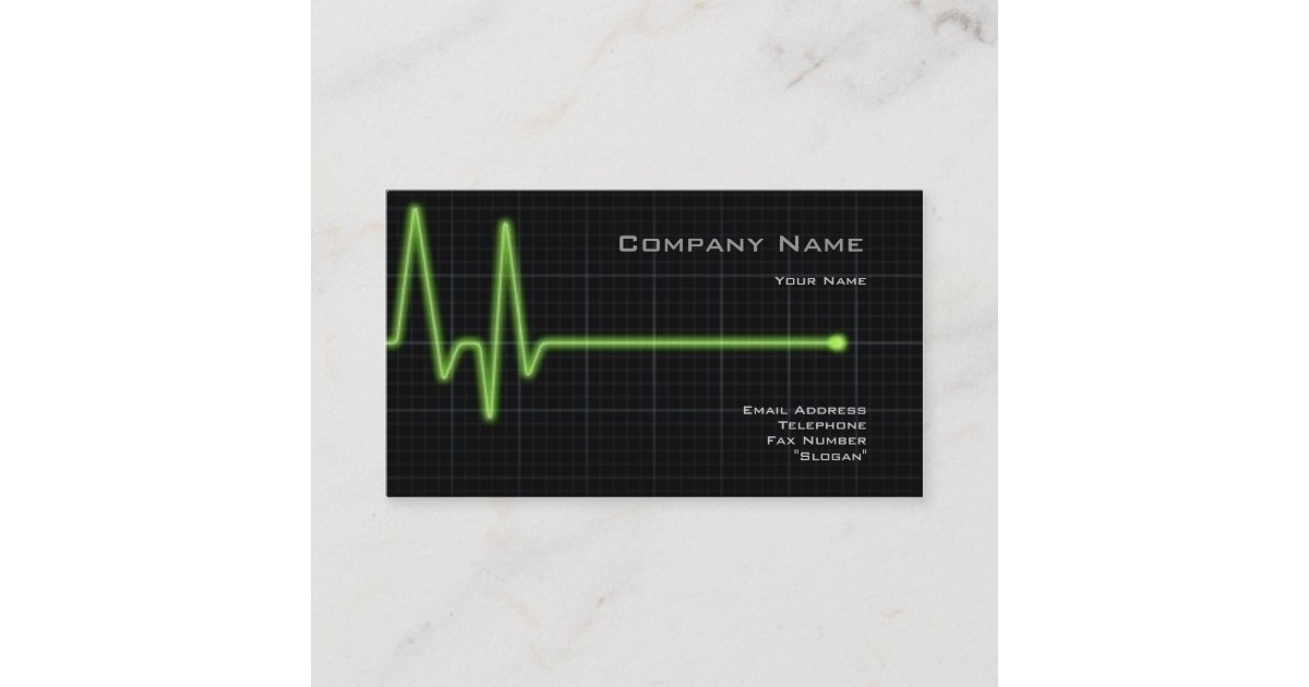 EKG Business Card | Zazzle