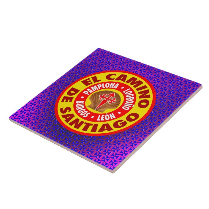 El Camino de Santiago Ceramic Tile | Zazzle.com