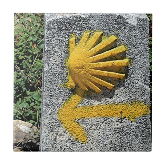 El Camino de Santiago de Compostela, Spain, shell Ceramic Tile | Zazzle.com