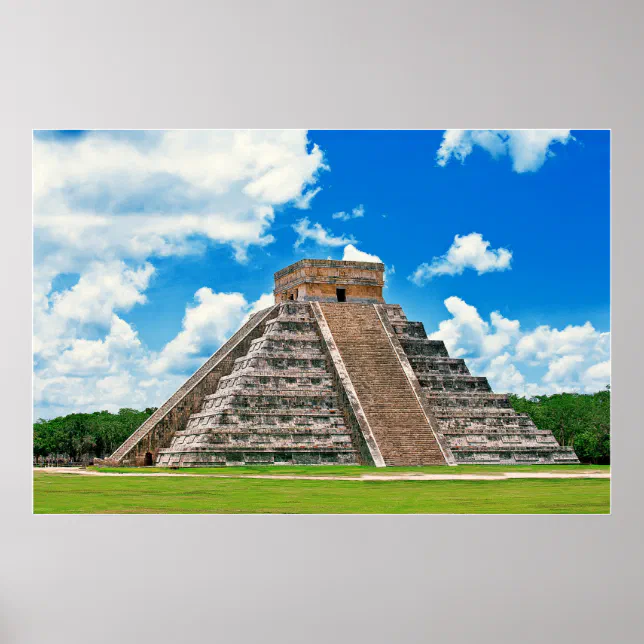 El Castillo in Chichen-Itza Poster | Zazzle