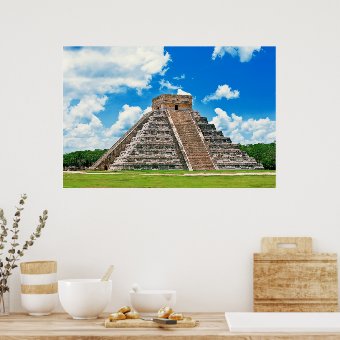 El Castillo in Chichen-Itza Poster | Zazzle