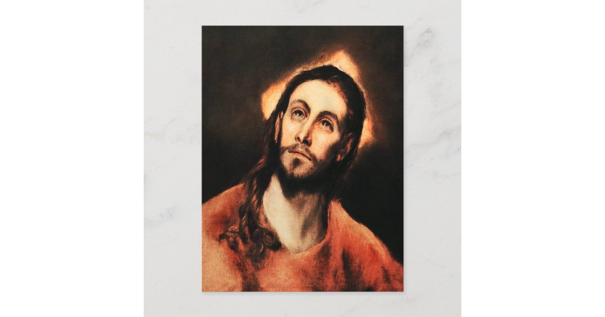 El Greco Jesus Christ Postcard | Zazzle