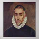 El Greco - Portrait of a gentleman Poster | Zazzle