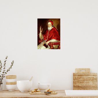 El Greco - Portrait of Pope Pius V Poster | Zazzle