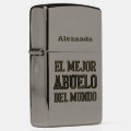 El Mejor Abuelo del Mundo Best Grandpa Spanish Zippo Lighter | Zazzle