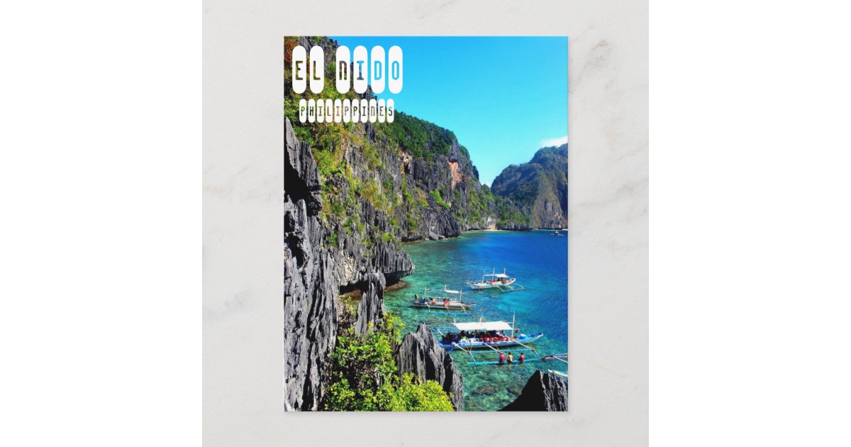 El Nido in Palawan Philippines Postcard | Zazzle