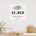 El Roi Wall Art | Christian Scripture Bible Verse | Zazzle