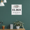 El Roi Wall Art | Christian Scripture Bible Verse | Zazzle