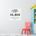 El Roi Wall Art | Christian Scripture Bible Verse | Zazzle