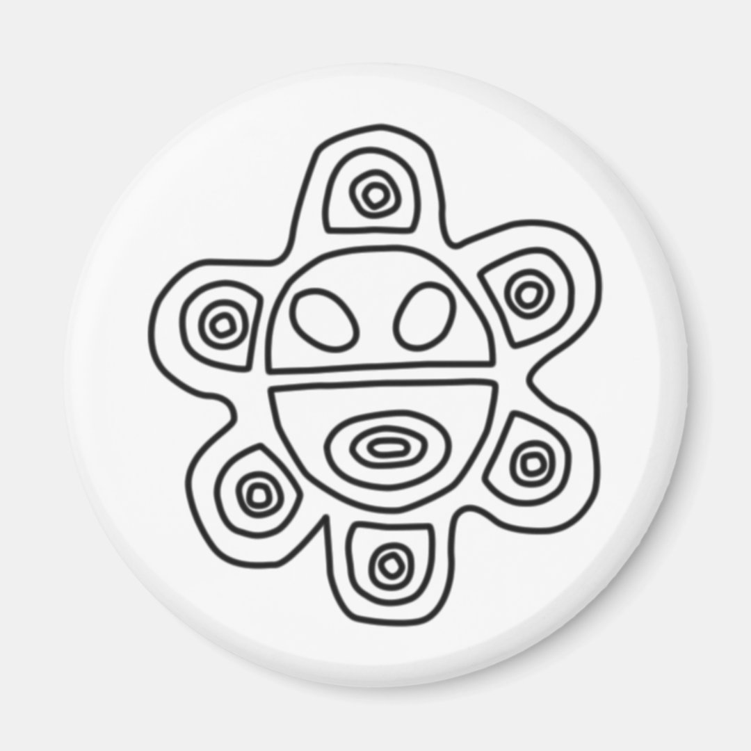 El Sol Taino Magnet | Zazzle