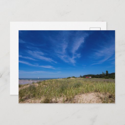 Elberta Beach, Michigan Postcard | Zazzle