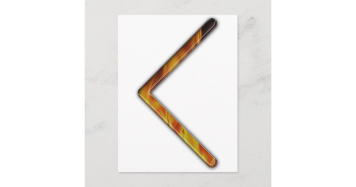 Elder Futhark Rune Cen Postcard | Zazzle