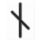 Elder Futhark Rune Cen Postcard | Zazzle.com