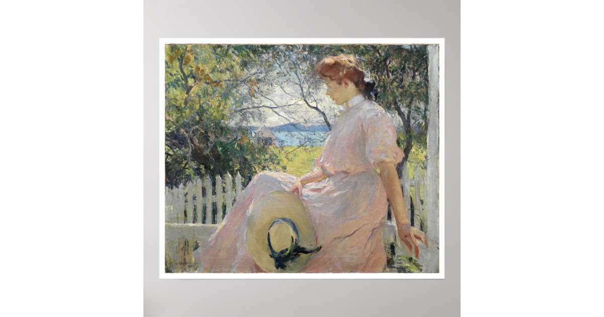 Eleanor, Frank Weston Benson Poster | Zazzle