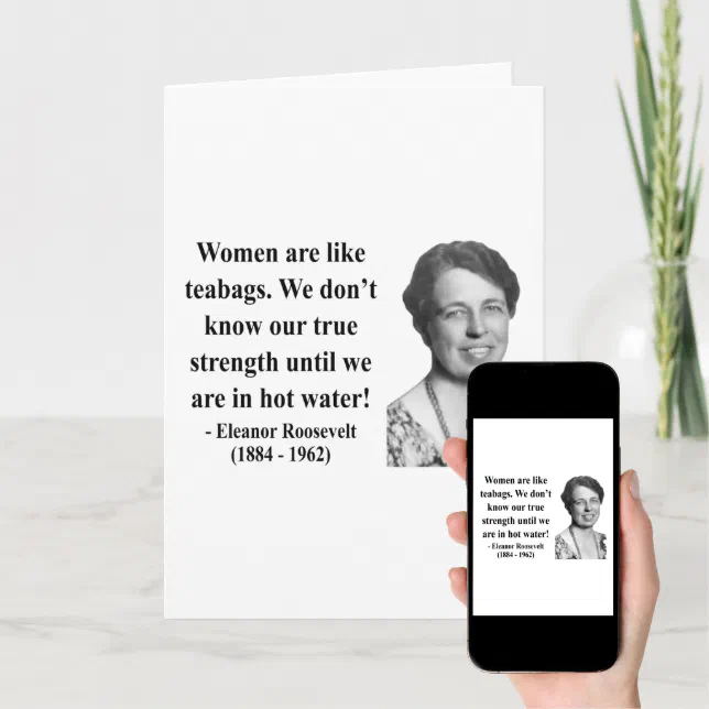 Eleanor Roosevelt Quote 6b Card | Zazzle