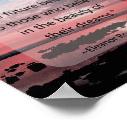 Eleanor Roosevelt Quote Poster | Zazzle