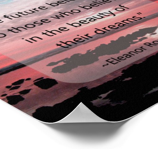 Eleanor Roosevelt Quote Poster | Zazzle