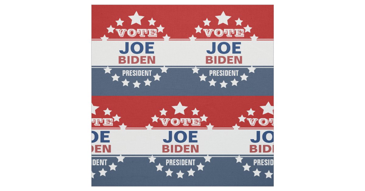 Elect Joe Biden Fabric | Zazzle