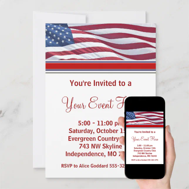 Election Campaign Party Invitations | Zazzle