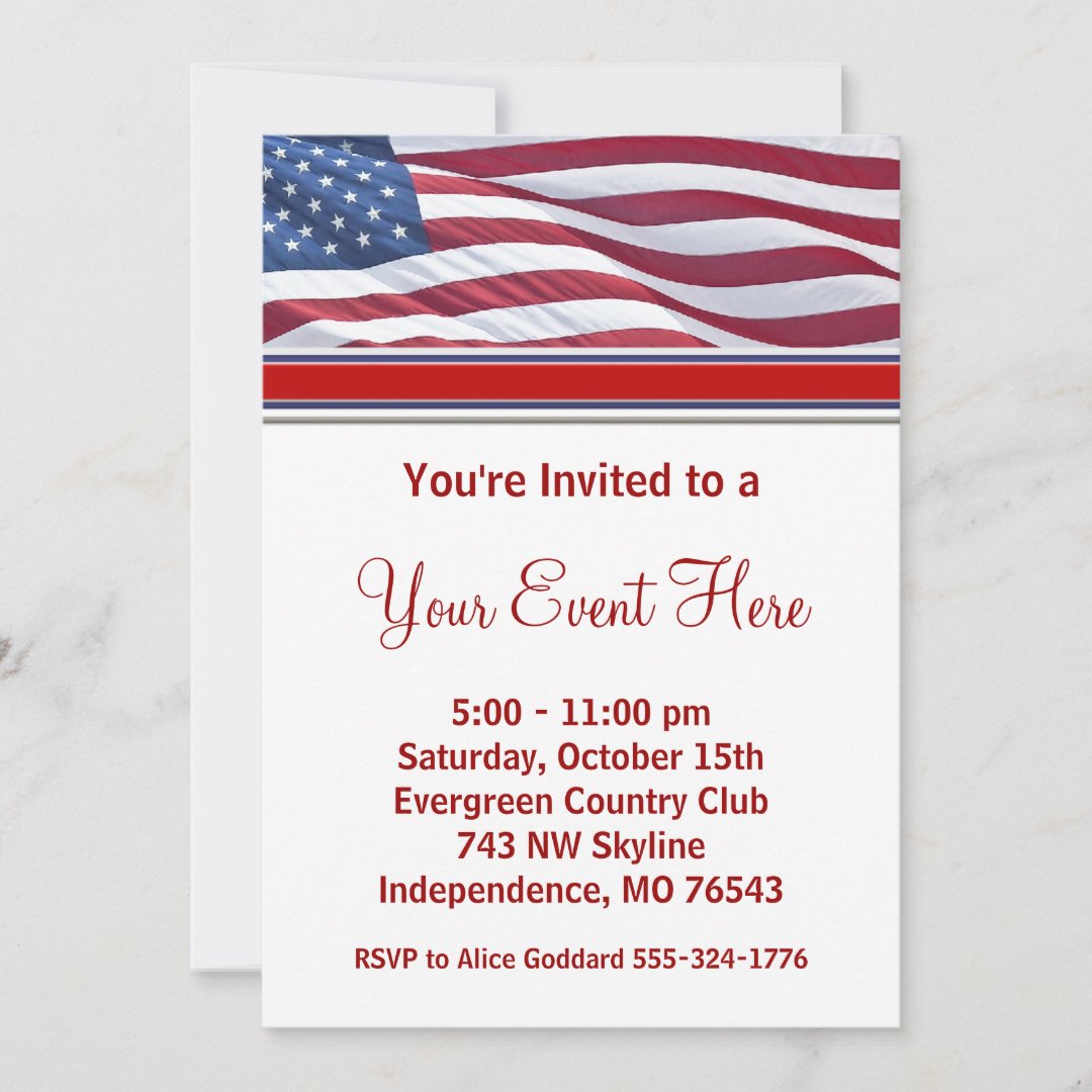 Election Campaign Party Invitations | Zazzle