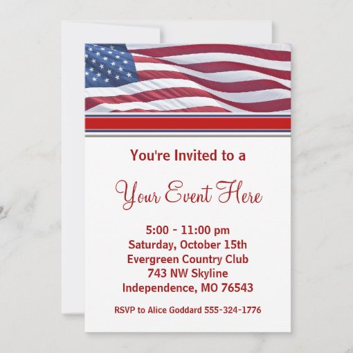 Election Campaign Party Invitations | Zazzle