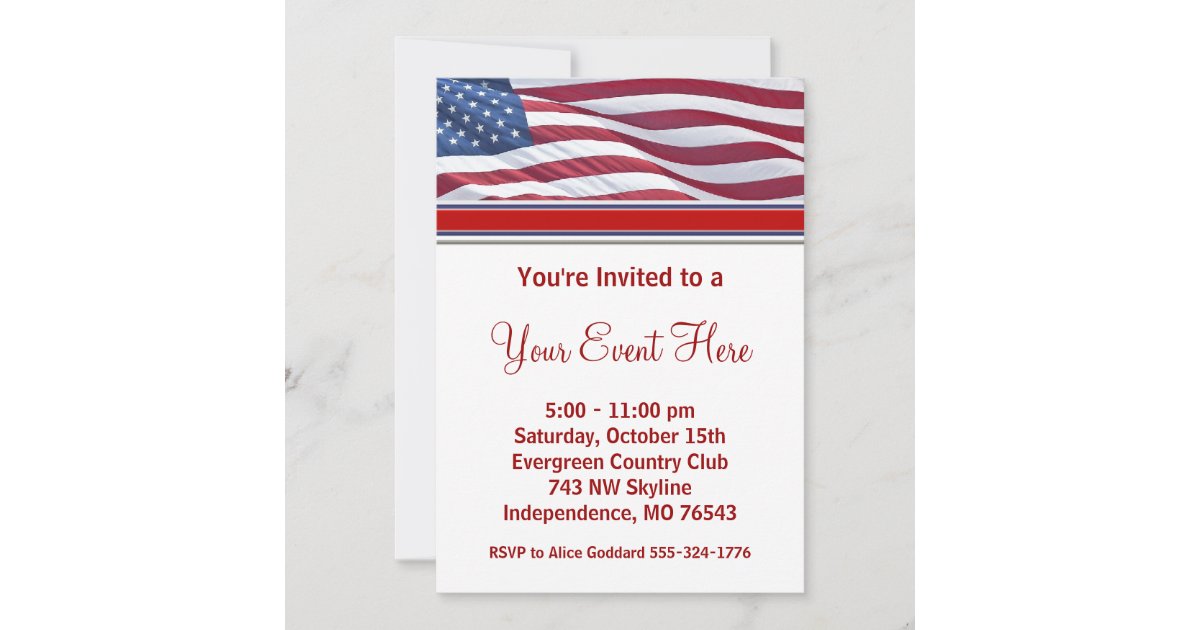 Election Campaign Party Invitations | Zazzle