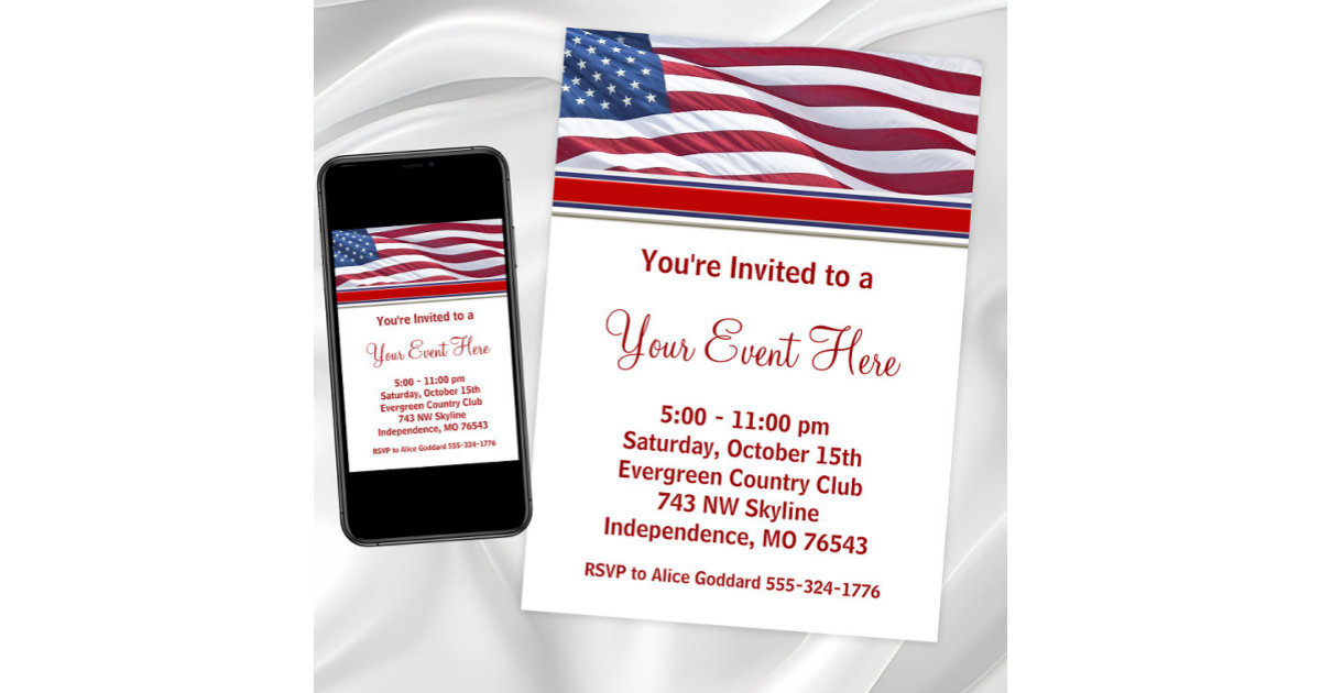 Election Campaign Party Invitations | Zazzle