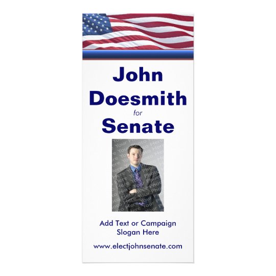 Election Campaign Rack Card Template | Zazzle.com