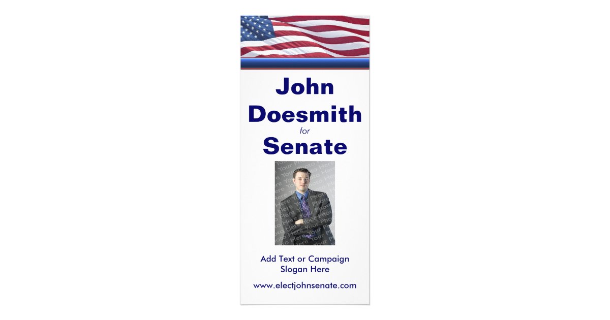 Election Campaign Rack Card Template | Zazzle