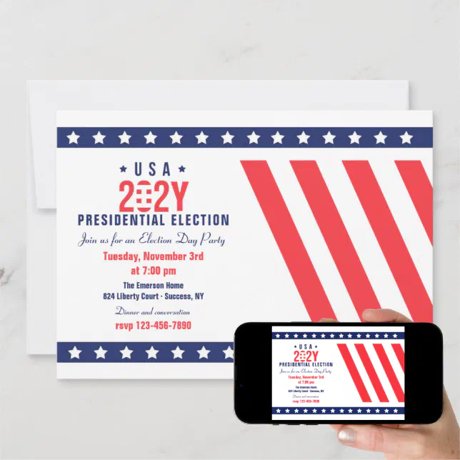Election Day Party Invitation | Zazzle