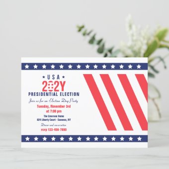 Election Day Party Invitation | Zazzle