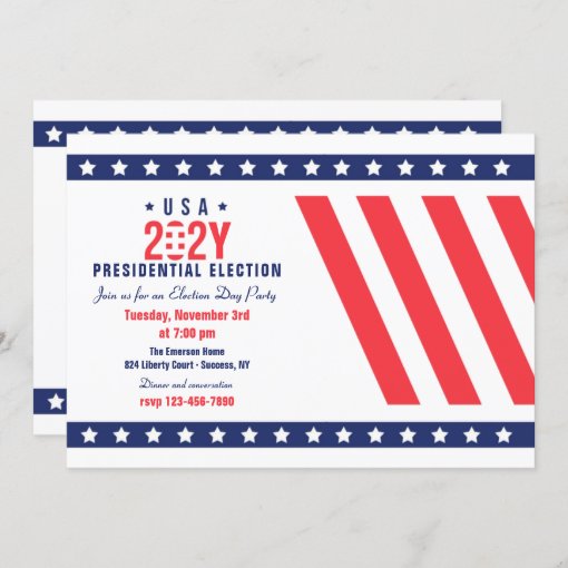 Election Day Party Invitation | Zazzle