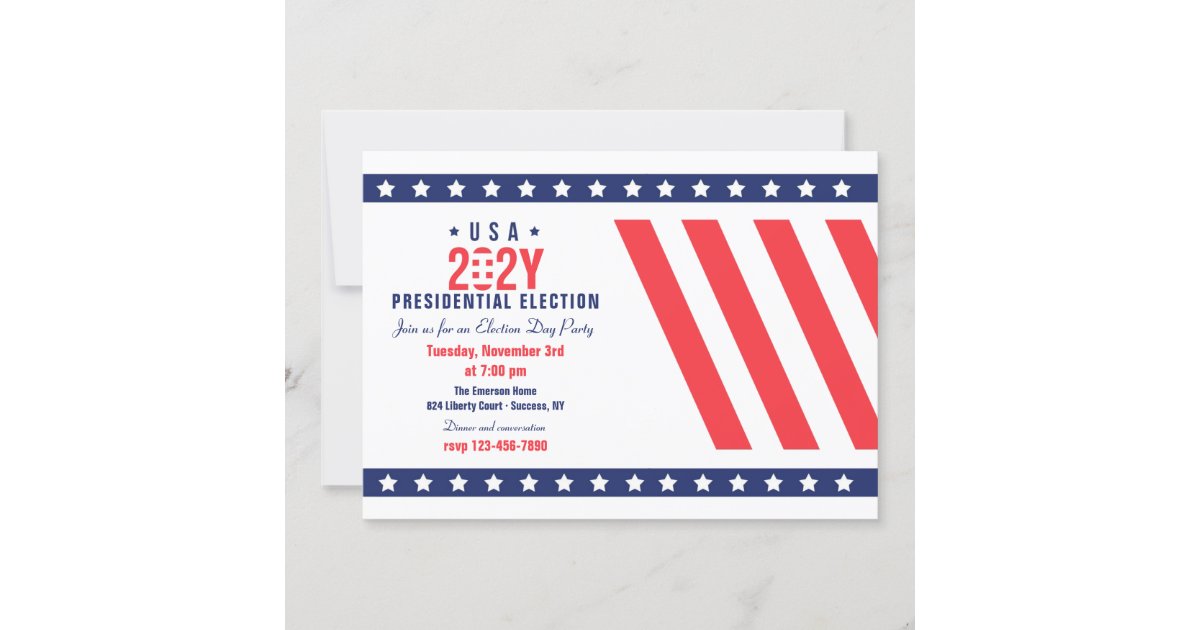 Election Day Party Invitation | Zazzle