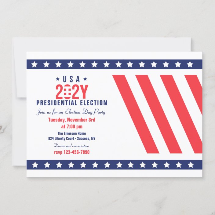 Election Day Party Invitation | Zazzle.com