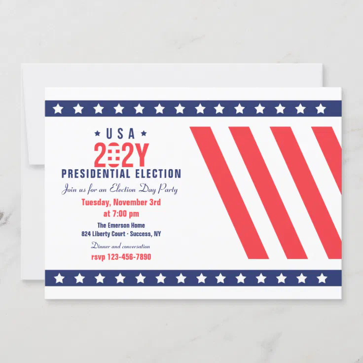 Election Day Party Invitation | Zazzle