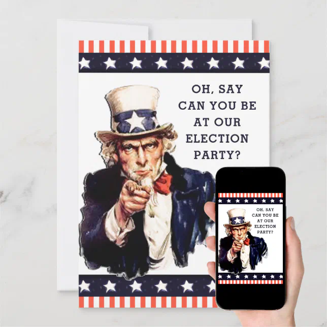 Election Night Party Invitations | Zazzle