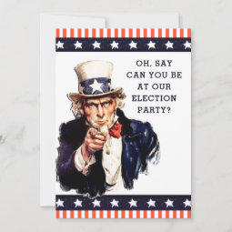 Election Night Party Invitations | Zazzle